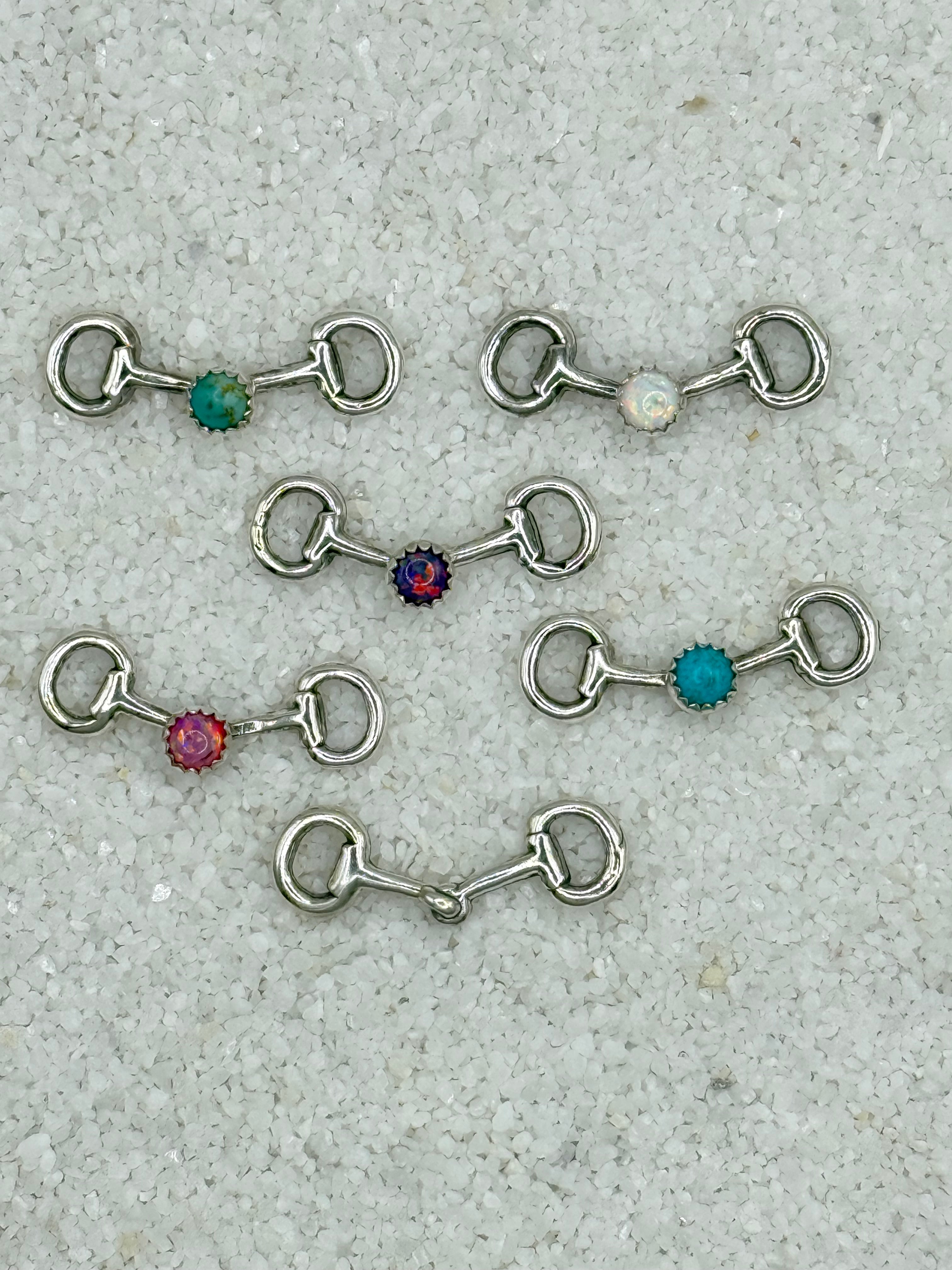 Snaffle Bit Connector – Desert Darlings Silver